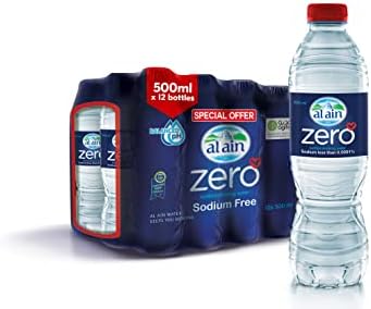 Alain Zero Sodium Water - 500 Ml (Pack Of 12) price in UAE | Amazon UAE ...