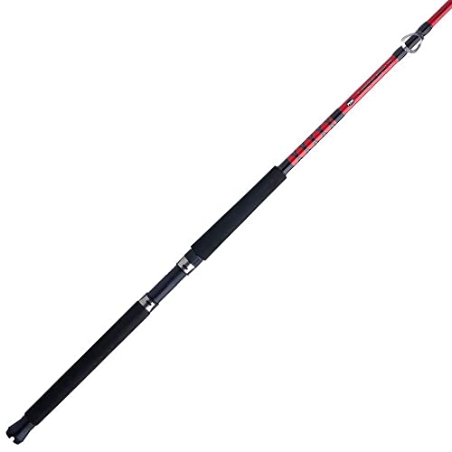 PENN Mariner III Boat Conventional Fishing Rod,Black/Red, 6'6" - Medium ...
