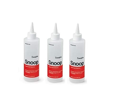 Snoop MS-SNOOP-8OZ Liquid Leak Detector, 8 oz. (236 mL) Bottle, 3/Pack ...