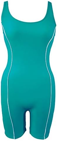سعر Adoretex Women's One Piece Solid Swim Unitard Boyleg Swimsuit فى ...