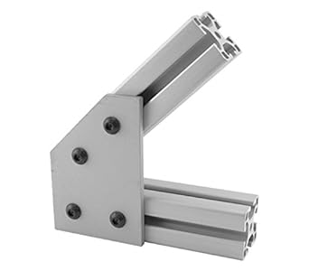 80/20 Inc., 40-4346, 40 Series, 4-Hole 45 Degree Angle Joining Plate ...