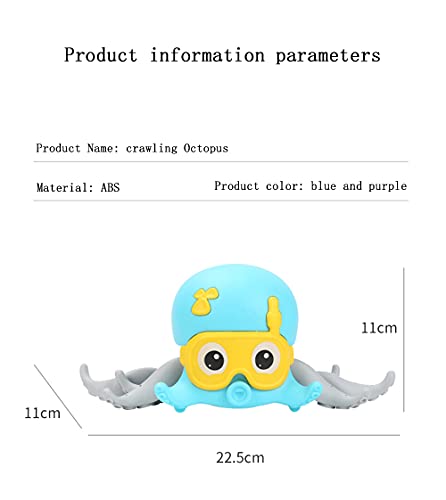 Tianzhongdidian Octopus Toy Clockwork Toys can Crawl on Land and ...