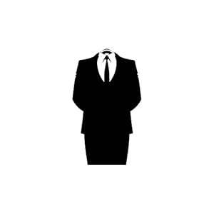 Amazon.com: Anon Suit Tuxedo Anonymous - Vinyl Decal Sticker - 10" x 17 ...