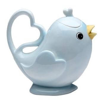 Amazon.com | Appletree Design Blue Bird Teapot, 5-1/2-Inch: Bluebird ...