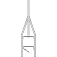 Amazon.com: 25AG2 9'9" Standard Top Section for Rohn 25G Tower w/ 2.08 ...