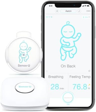 Sense-U Baby Breathing Monitor 3: Monitors Infant Breathing Motion ...