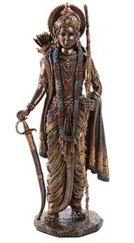 Buy Rama Seventh Avatar Hindu God Vishnu Cold Cast Resin Hand Painted ...