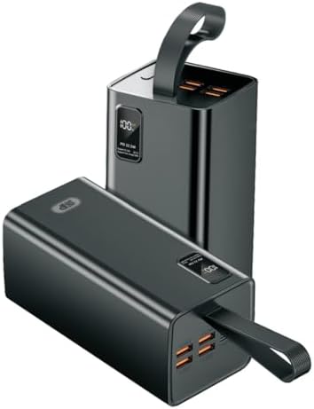 ISNUP SP Power Bank, 50000mAh High-Capacity Battery Charger with 100W ...