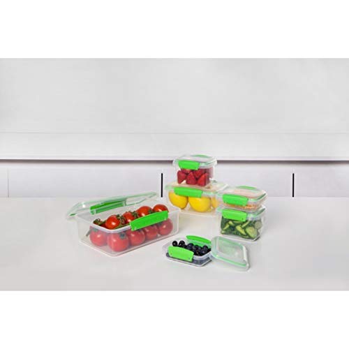 Sistema Fresh Collection 12 Piece Set Food Storage Containers, Clear ...