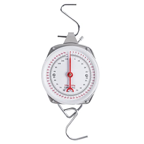 Yogayet Mechanical Hanging Scales 110lb/50kg, High Accuracy Spring Dial ...