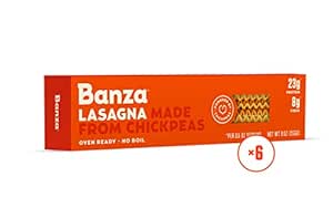 Amazon.com : Banza Chickpea Pasta, Lasagna - Gluten Free Healthy Pasta ...