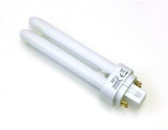 4x 13 watt Energy Saving Lamp CFL 4 pin 13W Cool White 840 G24q-1 ...