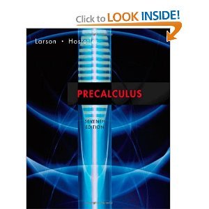 Precalculus book by Ron Larson