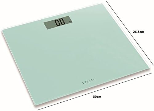 EXZACT Digital Bathroom Scale/Electronic Weighing Scale – Ultra Slim 1. ...