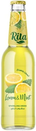 سعر Rita Lemon and Mint Sparkling Bottles, 24 X 275 ml - Pack of 1 فى السعودية | بواسطة امازون ...