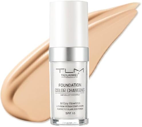 nvyue TLM Color Changing Foundation Liquid Base Makeup Change To Your ...