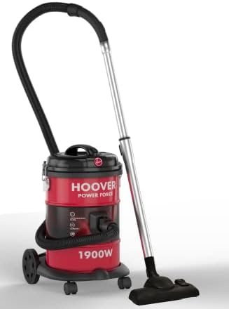 Hoover 1900W Powerforce Tank Vac Vacuum Cleaner - Red, HT87-T1-ME, min ...