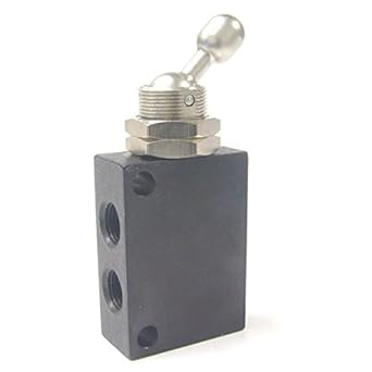 Pneumadyne H4C-1/8-DT, 4-Way Valve, Detented Toggle, 1/8 NPT (F) Ports: Amazon.com: Industrial ...