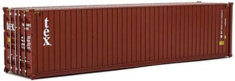 Walthers SceneMaster HO Scale Model of Tex (Brown, White) 40' Hi Cube ...