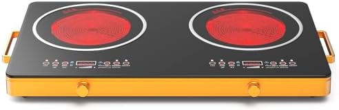 VBGK Double Electric Stove 4400W, Electric Cooker 2 Burners with Plug ...
