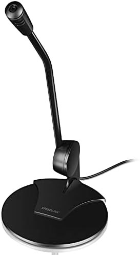 PURE DESKTOP VOICE MICROPHONE BLACK SPEEDLINK SL-8702-BK-V2 ...
