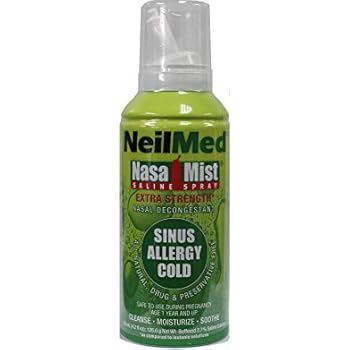 Amazon.com: NeilMed Extra Strength NasaMist Saline Nasal Spray Drug ...