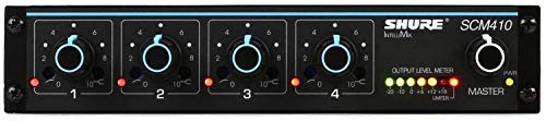 Shure SCM410 4-Channel Automatic Microphone Mixer (110V) with Logic ...