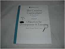 The Creative Curriculum for Preschool 6th edition Volume 6 Objectives ...