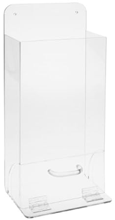 Brady MVSD 18" Height, 8" Width, 4" Depth, Tough Acrylic, Black And ...