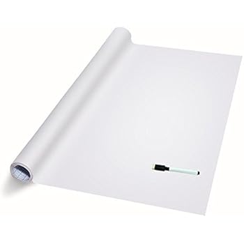 Amazon.com: Coavas White Board Sticker, Peel and Stick Dry Erase ...