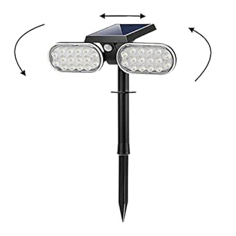 Harth – Motion Sensor LED Solar Lights up to 360° Swivel – 16 x 2 Pcs ...