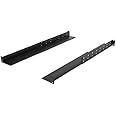 Amazon.com: NavePoint Adjustable Rack Mount Server Shelf Rails 1U Full ...