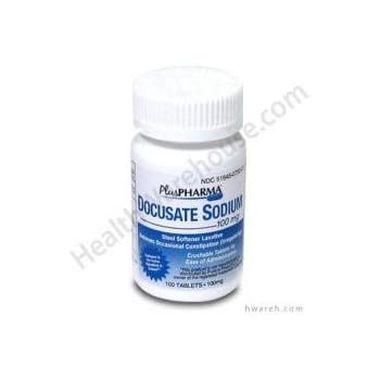 Amazon.com: Docusate Sodium 100mg Tablets (Compare to Colace) 100ct ...