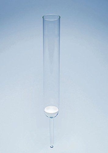 BOROSILICATE GLASS CHROMATOGRAPHY COLUMN PLAIN WITH SINTERED DISC ...