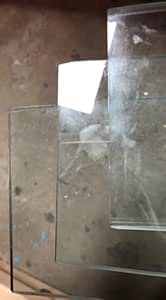 Jalousie Slat Glass Replacements Slats; Clear Set of 5 (19 3/4 ...