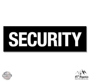 Amazon.com : Security - Vinyl Sticker Waterproof Decal : Sports & Outdoors