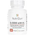 Amazon.com: D3 5000 with K2 60 Softgels Nutri-Dyn : Health & Household