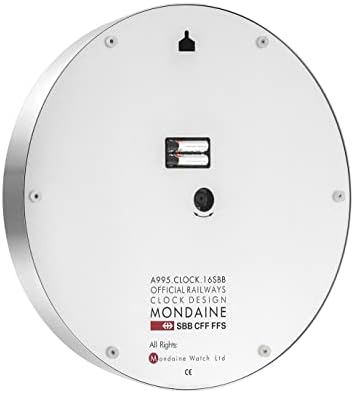 Mondaine A995.Clock.16SBB SBB Metal Wall Clock | Pricepulse