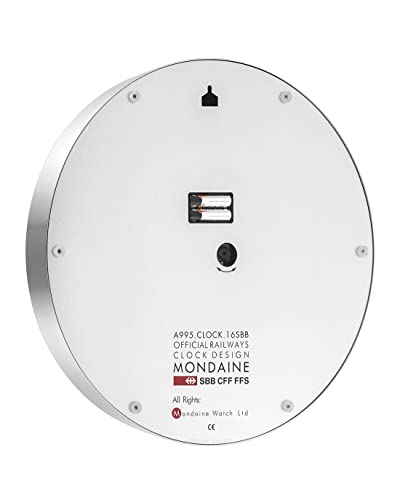 Mondaine A995.Clock.16SBB SBB Metal Wall Clock | Pricepulse