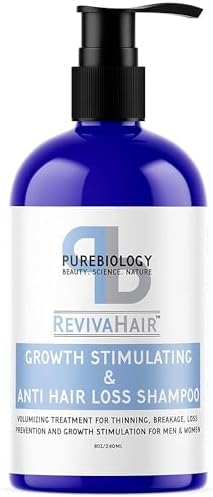 Pure Biology Hair Growth Stimulating Shampoo with Biotin, Keratin ...