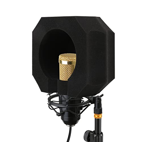 Professional Microphone Isolation Shield, Reflection Filter for ...
