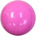 Amazon.com: 16-Inch Solid Pink Beach Ball - Deflated Size - Inflatable ...