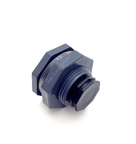 3/4" Drain Valve Plug Kit For Rain Barrels, Tuff Stuff, Rubbermaid ...