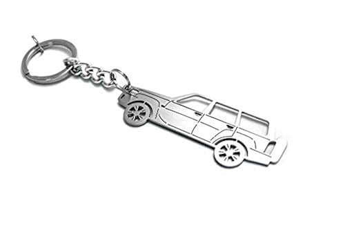 Keychain With Ring For Nissan Patrol Y61 Steel Key Pendant Chain ...