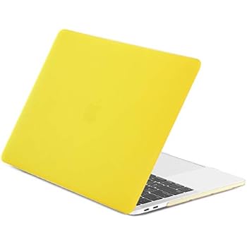 Amazon.com: NEW ARRIVALS! TopCase® Rubberized YELLOW Hard Case Cover ...