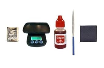 Amazon.com: Complete Silver Testing Kit with 1 Bottle Test Solution ...