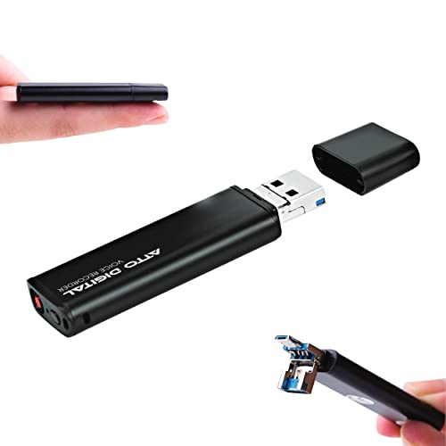 LightREC - Mini Voice Activated Recorder, Slim USB Flash Drive Design ...