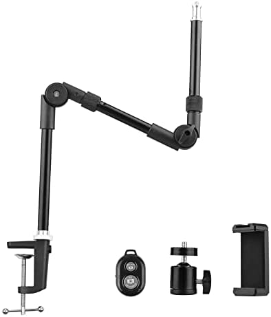 Monopods,ST-01 Flexible Foldable Desk Mount Stand Metal Bracket 1/4 ...