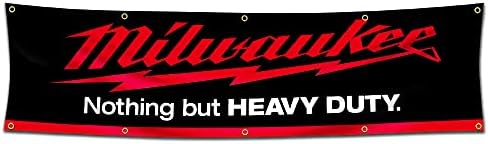 Milwaukee Tools Banner Flag -- Nothing But Heavy Duty Flag (2x8ft ...