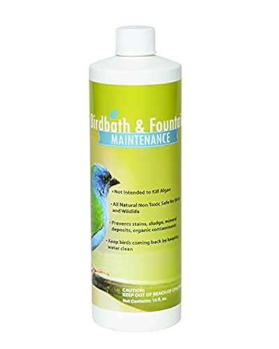 Sanco Bird Bath & Fountain Maintenance, Fast-Acting Enzyme-Based ...